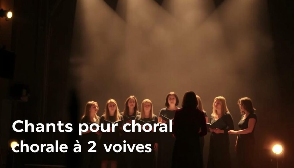 Chants pour chorale à 2 voix : idées et partitions